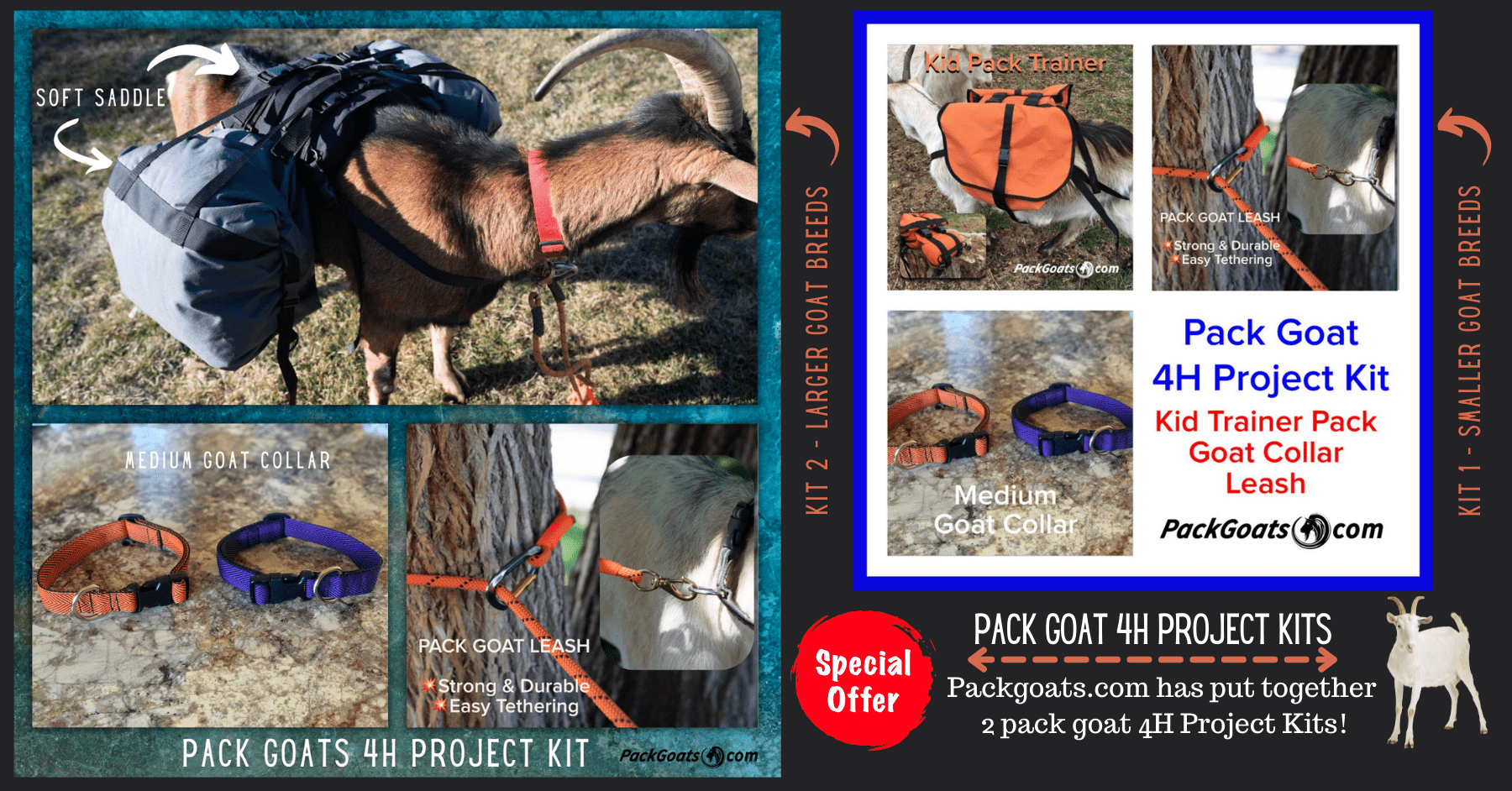 Pack Goat 4H Project Kits - Packgoats.com